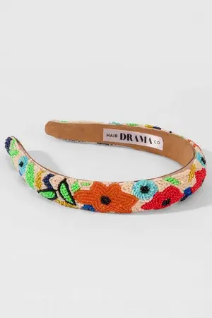 HAIR DRAMA CO. Bloom Carnival Beaded Headband