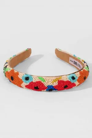 HAIR DRAMA CO. Bloom Carnival Beaded Headband