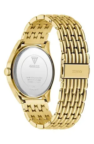 Guess Tate Tone Bracelet Watch