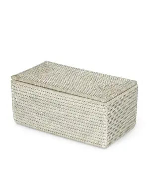 DECOR WALTHER Rattan Basket Storage Box - Brown