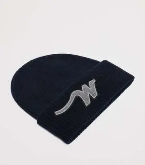 Max Mara Virgin Wool Initial Beanie