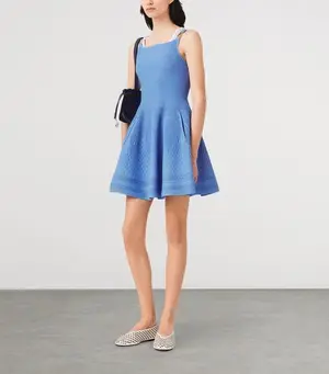 Maje Embellished Knit Mini Dress