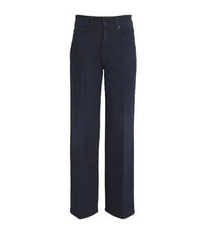 Paige Sasha Wide-leg Jeans - Navy