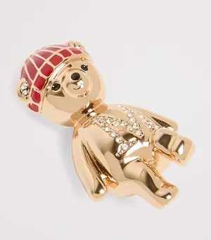 Max Mara Diamanté Teddy Bear Brooch