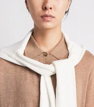 ME+EM Cashmere Knit Short-sleeve Shirt