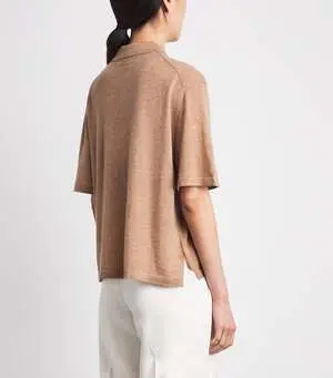 ME+EM Cashmere Knit Short-sleeve Shirt