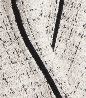 ME+EM Tweed Fit-and-flare Maxi Dress