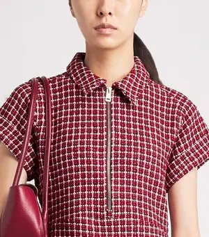 ME+EM Fit-and-flare Jacquard Mini Dress