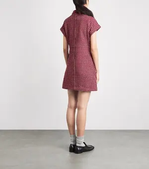ME+EM Fit-and-flare Jacquard Mini Dress