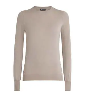Colombo Cashmere Sweater - Beige