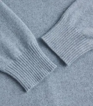 Colombo Cashmere Rollneck Sweater - Blue