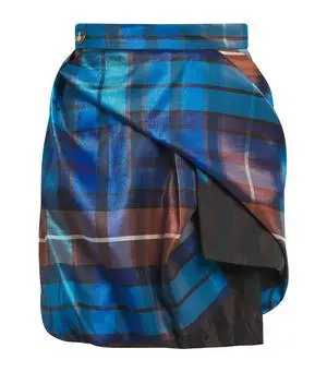 VIVIENNE WESTWOOD Zora Tartan Mini Skirt - Blue