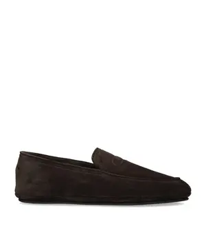 John Lobb Suede Kingston Slippers