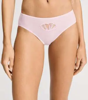 Hanro Cotton Lace-detail Rosaria Briefs