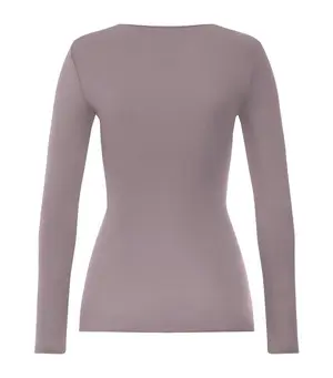 Hanro Cotton Seamless Long-sleeve T-shirt