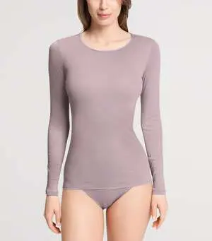 Hanro Cotton Seamless Long-sleeve T-shirt