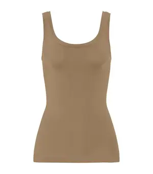 Hanro Touch Feeling Tank Top - Brown