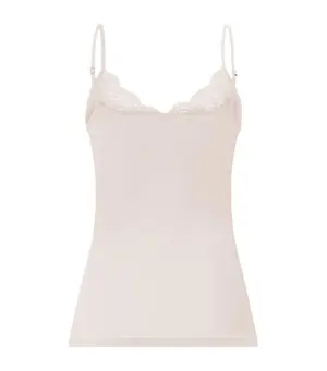 Hanro Dana Lace-trimmed Tank Top
