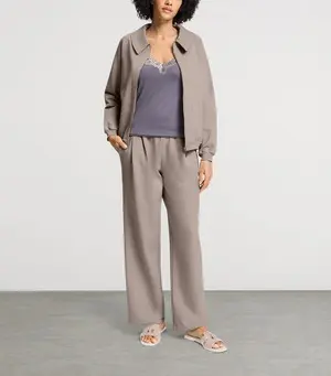 Hanro Stretch-cotton Natural Living Trousers