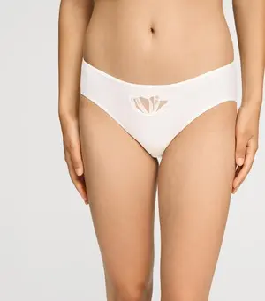 Hanro Cotton Lace-detail Rosaria Briefs