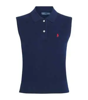 Polo Ralph Lauren Sleeveless Polo Sweater - Blue