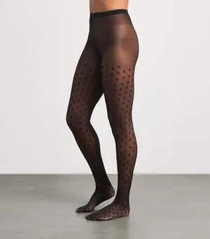 Wolford Blossom 20 Denier Floral Dot Tights