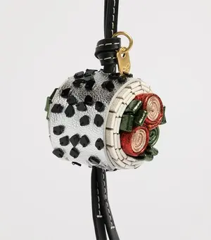 ANYA HINDMARCH Leather Uramaki Sushi Bag Charm