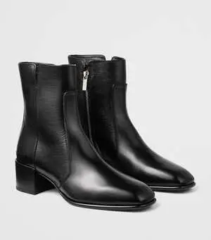 JIMMY CHOO Eliot Leather Ankle Boots