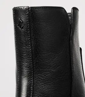 JIMMY CHOO Eliot Leather Ankle Boots