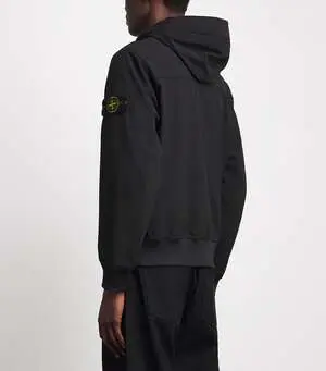 Stone Island Light Soft Shell-r Hooded Jacket