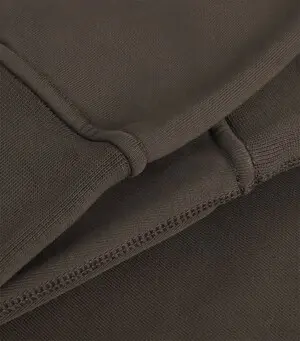 Stone Island Cotton Sweatshirt With Compass Logo - Black