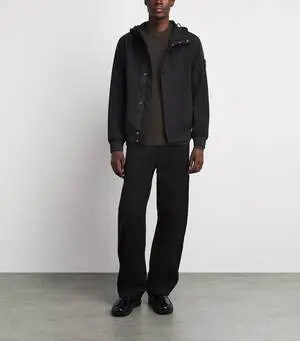 Stone Island Virgin Wool Compass Sweater - Black