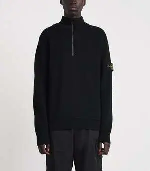 Stone Island Cotton Half-zip Sweater