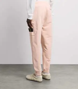 Stone Island Cotton Compass Cargo Sweatpants