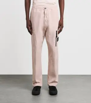 Stone Island Organic Cotton Ripstop Cargo Trousers
