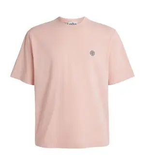 Stone Island Organic Cotton Ghost T-shirt Pink