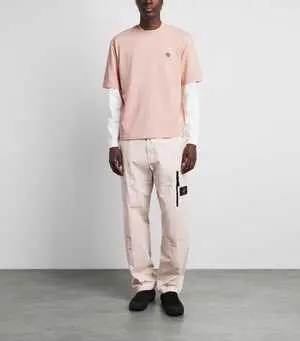 Stone Island Organic Cotton Ghost T-shirt - Pink