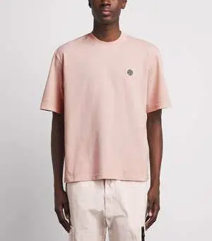 Stone Island Organic Cotton Ghost T-shirt - Pink