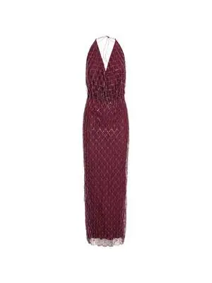 Rotate By Birger Christensen Tie Detailed Cocktail Dresses