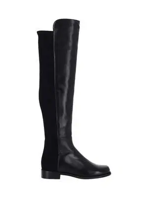 STUART WEITZMAN Stunning Lamb Leather Chelsea Boots - Black