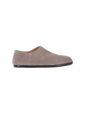 MAISON MARGIELA Minimalist Leather Flat Shoes - Taupe