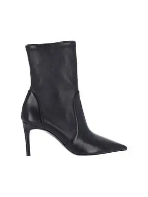 STUART WEITZMAN Mini? Lamb Leather Chelsea Boots For - Black