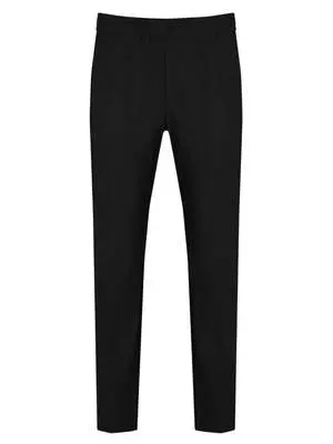 PMDS PREMIUM MOOD DENIM SUPERIOR Wool-blend Tapered Trousers - Black