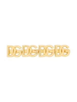 Dolce & Gabbana Logo Lettering Clip-back Earrings