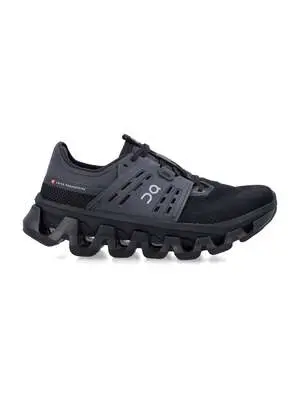 On Performance Sneakers With Recycled Polyester Upper - Nero