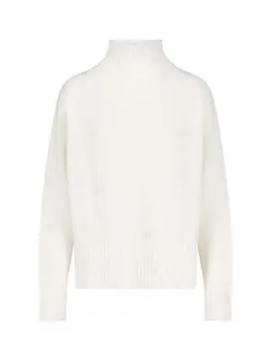 DRUMOHR 100% Merino Wool Crewneck Sweater - White