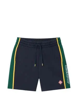 Casablanca Panelled Sweatshorts - Navygreen