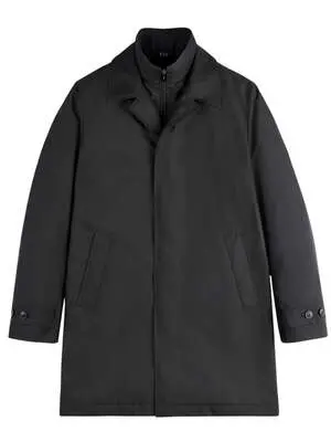 FAY Textured Wool-blend Overcoat