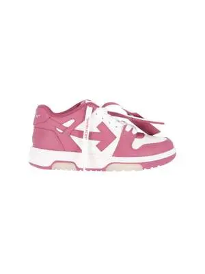 Off-White Inspired Low-top Leather Sneakers For - White