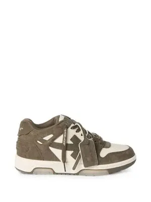 Off-White Leather Sneakers - Ecru